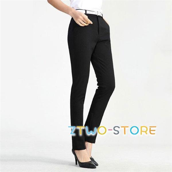 ビジネス パンツ レディース フォーマル 3タイプ ストレッチ 女性 OL オフィス 制服 黒 仕事 通勤 就活 面接 大きいサイズ : Z2ストア - 通販 - Yahoo!ショッピング