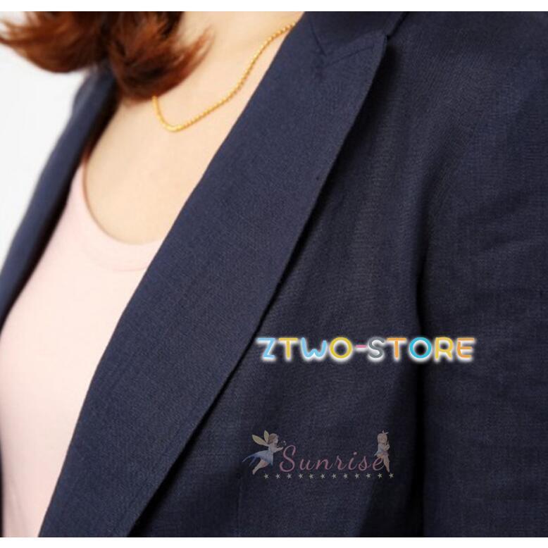 サマージャケット 通勤 OL オフィス カジュアル 綿麻ジャケット リネン 七分袖 レディース ビジネス 薄手 着痩せ 夏 : Z2ストア - 通販 - Yahoo!ショッピング