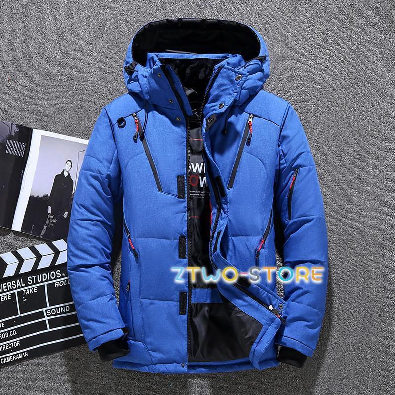 ダウンジャケット メンズ ダウンコート ショート丈 フード付き ライト