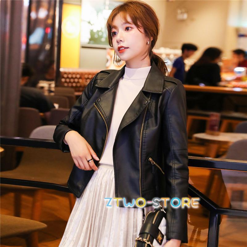 レザージャケット レディース ライダースジャケット ダブルジッパー puレザ アウター テーラードジャケット 春 秋 冬 : Z2ストア - 通販 - Yahoo!ショッピング
