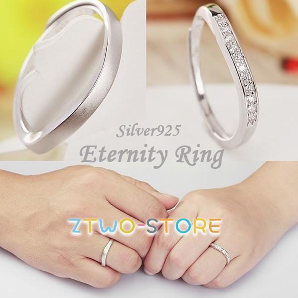 指輪 メンズ レディース ペアリング 激安 ウエーブ 波型 つや消し サイズフリー シルバー925 プラチナ仕上げ czダイヤ セール 母の日ギフト : Z2ストア - 通販 - Yahoo ...