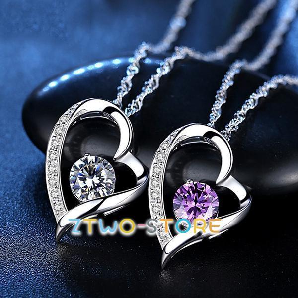 ネックレス レディース ハート 豪華9粒 マリア オープンハート シルバー925 プラチナ仕上げ 女性 誕生日プレゼント ギフト 母の日ギフト : Z2ストア - 通販 - Yahoo!ショッピング