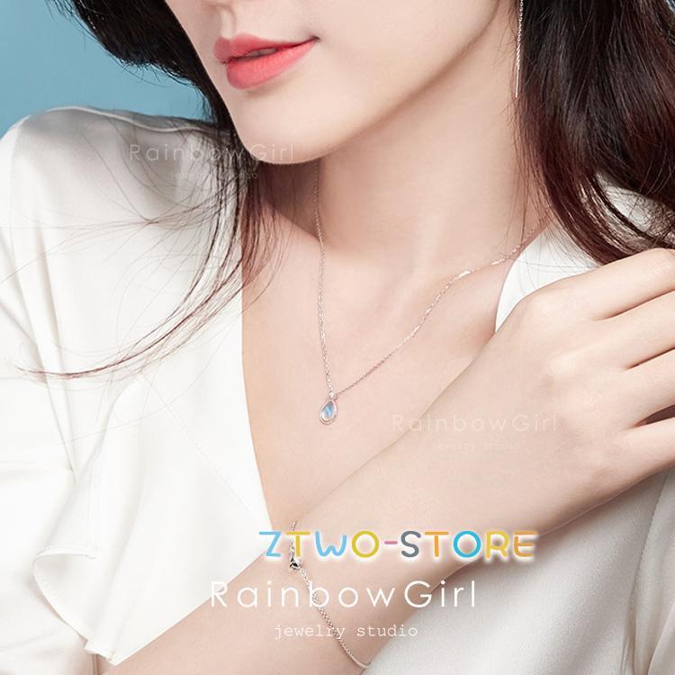 ネックレス レディース ムーンストーン 雫 しずく ティアドロップ 6月誕生石 ジルコニア プラチナ仕上げ 記念日 誕生日 女性 ジュエリー : zzz21111-sp322 : Z2ストア ...