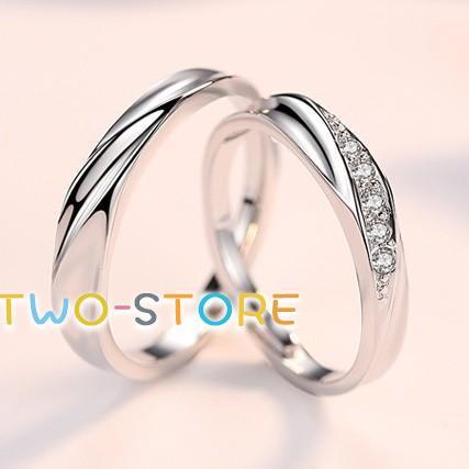 ペアリング 指輪 ダイヤ ウエーブ 波型 贅沢5粒 サイズフリー シルバー925 プラチナ仕上げ C型リング プレゼント : Z2ストア - 通販 - Yahoo!ショッピング