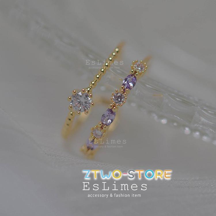 指輪 レディース リング 2点セット 一粒 パープル フリーサイズ カジュアル おしゃれ ゴールド 18kgp 女性 プレゼント : zzz21111-sp457 : Z2ストア - 通販 ...