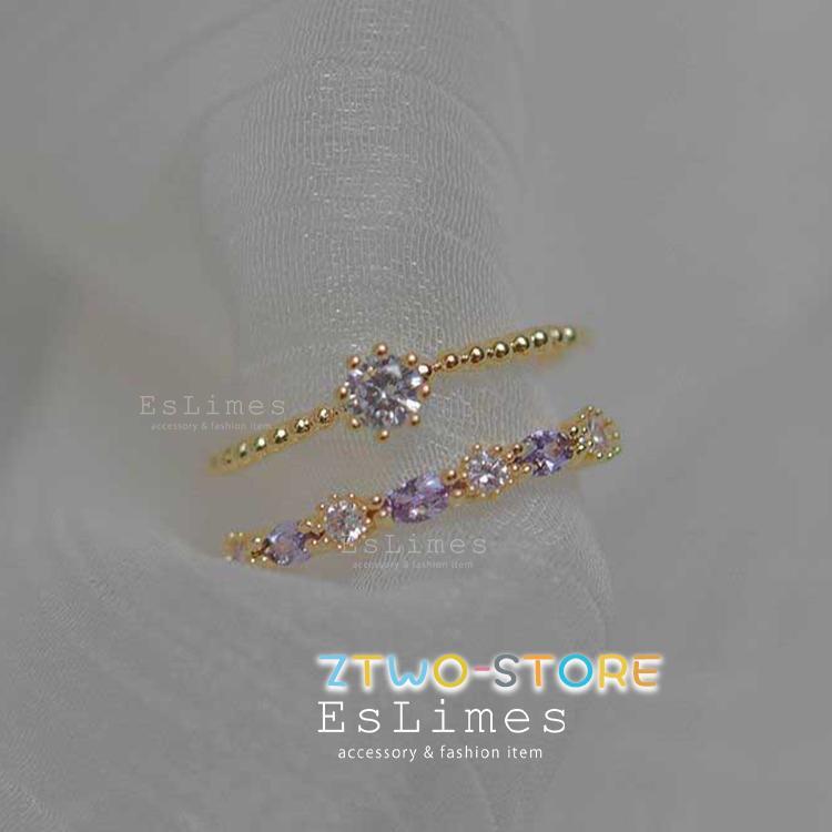 指輪 レディース リング 2点セット 一粒 パープル フリーサイズ カジュアル おしゃれ ゴールド 18kgp 女性 プレゼント : zzz21111-sp457 : Z2ストア - 通販 ...