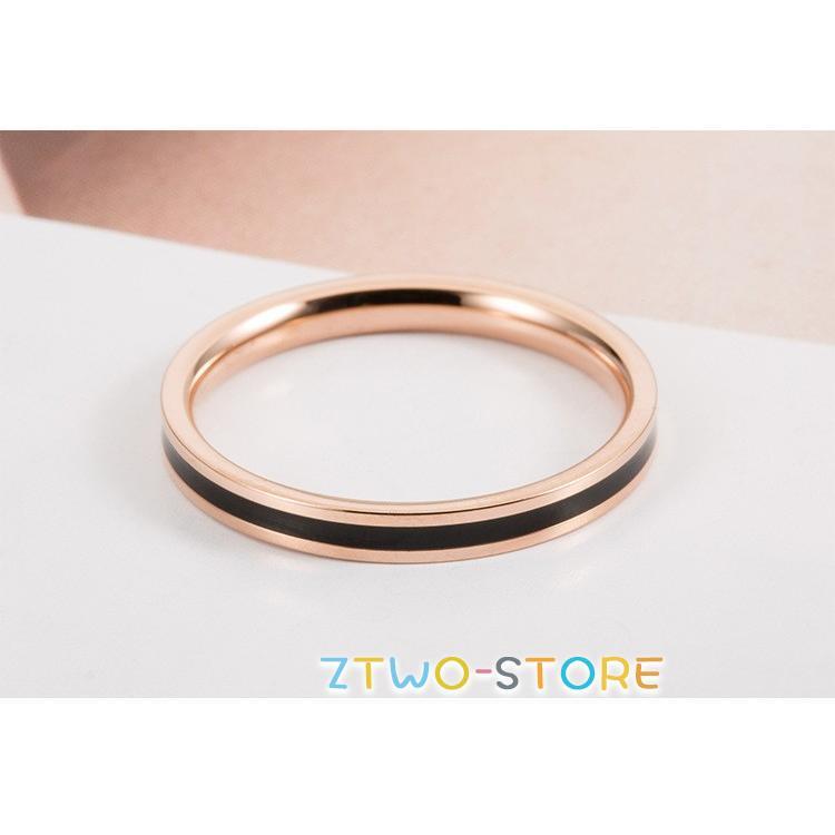 指輪 ステンレス レディース メンズ ピンキーリング エタニティリング ホワイト ブラック 白 黒 18KGP CZダイヤ 激安アクセサリー : zzz21111-sp46 : Z2ストア ...