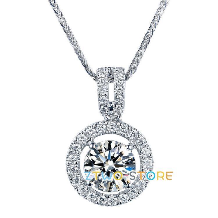 ネックレス レディース 一粒 豪華大粒 9mm 計3カラット プラチナ仕上げ 女性 彼女 嫁 母 妻 誕生日プレゼント ジュエリー : zzz21111-sp48 : Z2ストア - 通販 ...