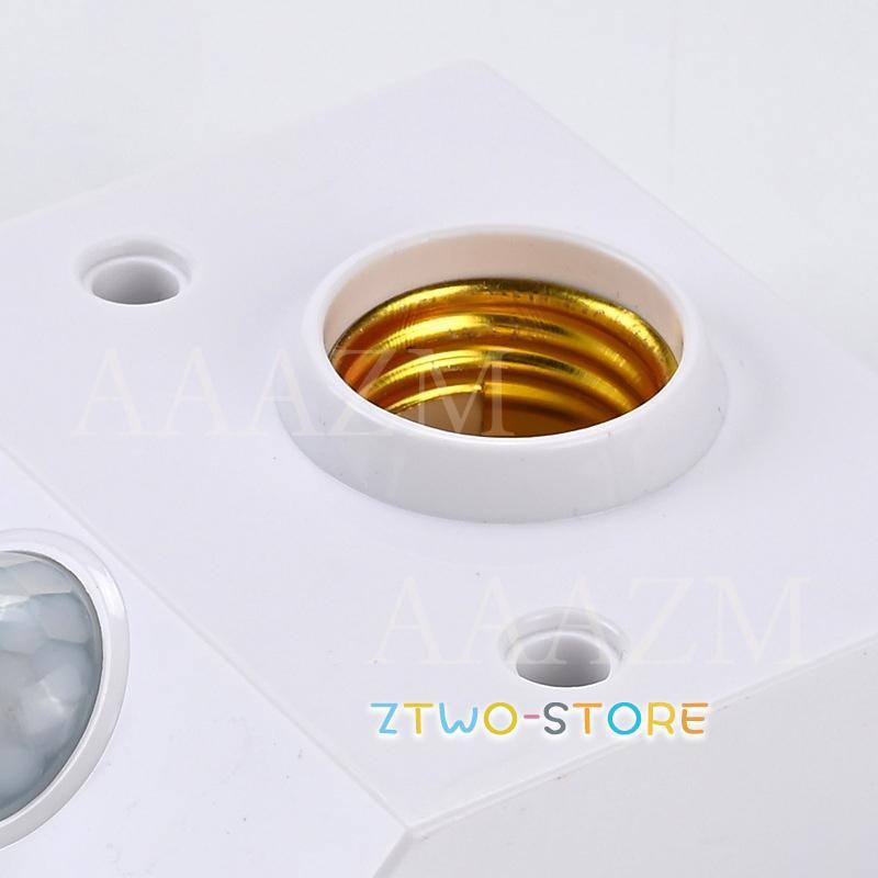 2個セット 明暗 人感センサースイッチ E26口金 電球ソケット 壁付け 照明器具用 DIY 替え 変換用 後付け 照明部品 天井照明 壁掛け 50W 85V〜240V 替えソケット : Z2 ...