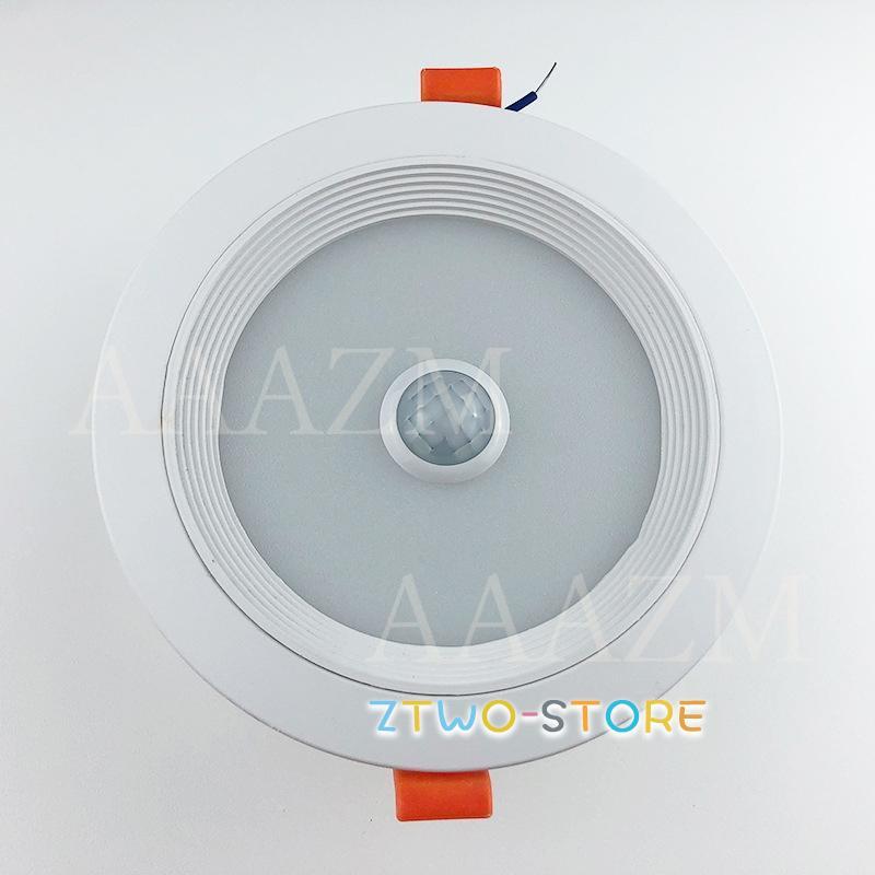 LEDダウンライト 人感センサー付 天井照明器具 75φ 95φ 120φ 埋め込み式 交換 リビング 玄関 廊下 散光 スポットライト 北欧 おしゃれ 埋込穴75-120mm 天井灯 ...