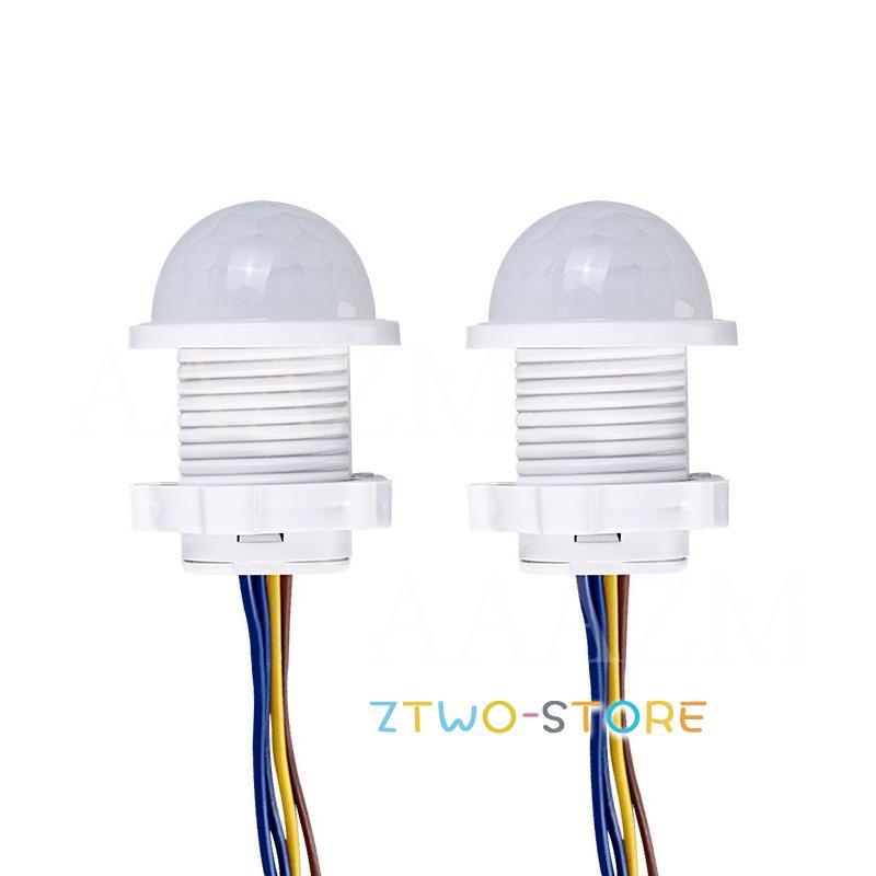 2個セット 人感センサースイッチ 後付け 屋外 防水 照明部品 赤外線センサースイッチ LEDライト用 替え 修理 変換 AC100〜240V 40W モーションセンサースイッチ : Z2 ...