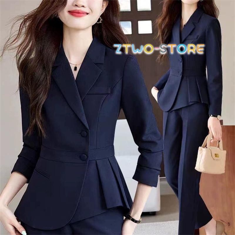 スーツセット パンツセット 事務服 フォーマル 細身シルエット 制服OL ビジネス 入学式 卒業式 通勤 20代30代40代 レディース : Z2ストア - 通販 - Yahoo!ショッピング