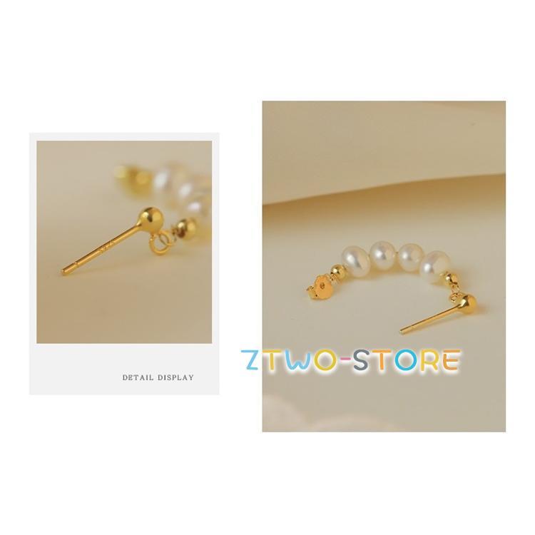 ピアス シルバー シルバー925 スターリングシルバー 天然パール 真珠 ポストピアス レディース 金属アレルギー対応 : Z2ストア - 通販 - Yahoo!ショッピング