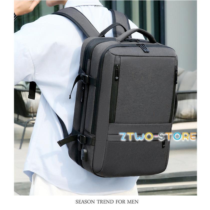 リュックサック3wayビジネスリュックメンズビジネスバッグリュック 防水大容量 バックパック ショルダーバッグデイパックパソコンバッグキャリーサポーター : Z2ストア - 通販 ...