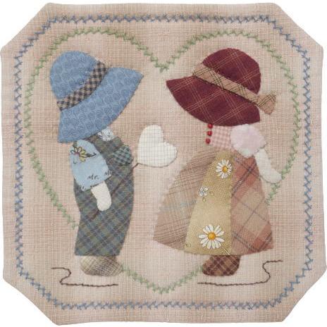 【パッチワークキット】000875 スーちゃん＆ビリー君（パターンのみ）＝Happy Ring シリーズ＝ 南久美子/材料セット/タペストリー : ZUIオンラインショップYahoo!店 ...