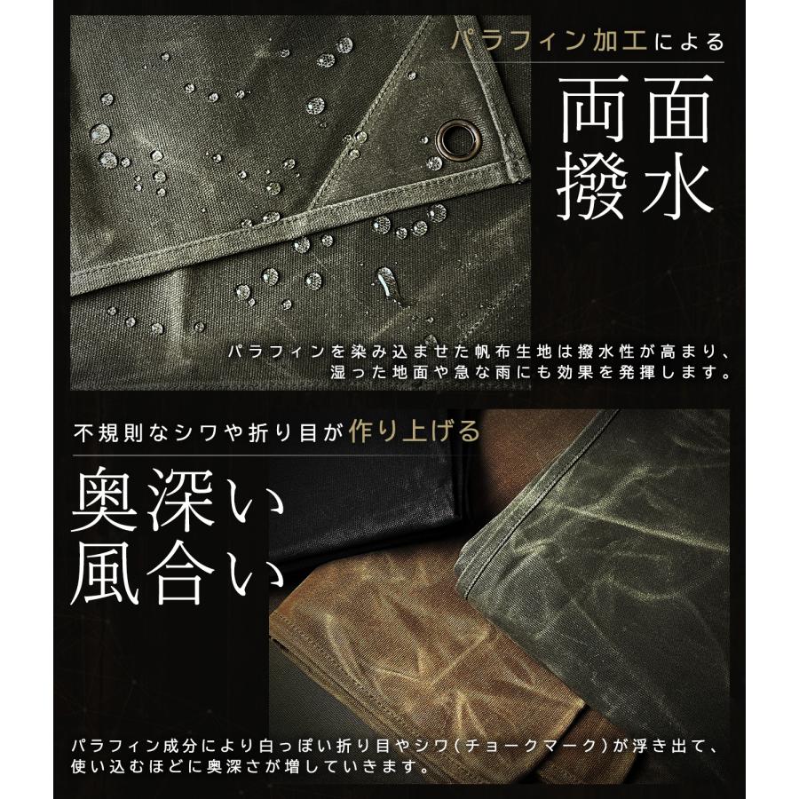 ZUKK 公式 グランドシート S キャンプ ソロ 帆布 キャンバス パラフィン 本革 厚手 撥水 防水 16oz 高耐久 テントシート マルチシート レジャーシート : ZUKK ヤフー店 ...