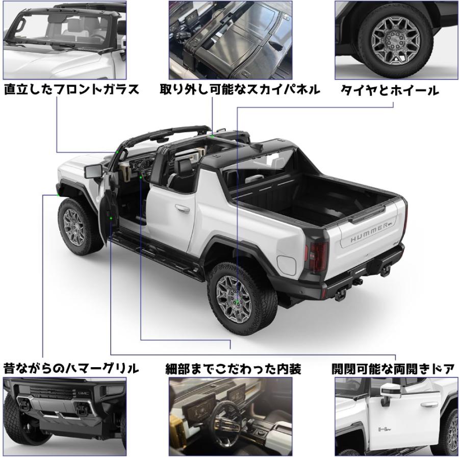 Rastar R/C 1:16 Hummer EV ホワイト ラジコン ラジコンカー オフロード ドリフト 子供 大人 速い クリスマス 誕生日 プレゼント : ギフト百貨のzumi - 通販 ...
