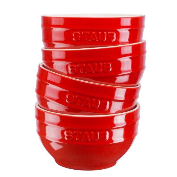 Staub ストウブ ボウル 12cm チェリー 4個 セット STAUB Staub ストウブ ボウル 12cm チェリー 4個 セット STAUB