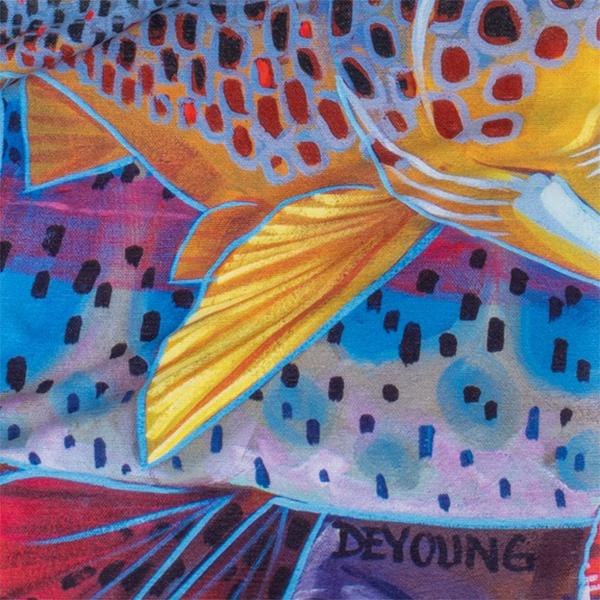 バフ BUFF ネッククーラー UV対策 COOLNET UV TROUT CONFETTI (DEYOUNG) 577290 : スポーツ ...