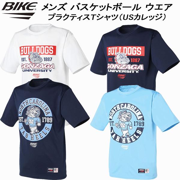 BIKE バイク メンズ バスケットボール ウエア プラクティスTシャツ（USカレッジ） 半袖シャツ BNC0022 : スポーツジュエン Yahoo!店 - 通販 - Yahoo!ショッピング
