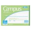 LOHACO - コクヨ キャンパスノート 用途別 ハーフサイズ B6 5mm方眼罫 ライトグリーン ノ-37S10-5LG 10冊
