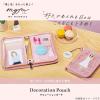 LOHACO - myfa（ミファ）デコレーションポーチ シャーベットピンク 1個 LIHIT LAB.（リヒトラブ）