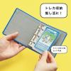 LOHACO - キングジム キングミニ キングファイル ミニバインダー カードサイズ 青 MN2402-B 1冊