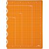 LOHACO - ナカバヤシ 折りたたみカッティングマットA3 オレンジ CTMO-A3OR 1セット(1個×5)
